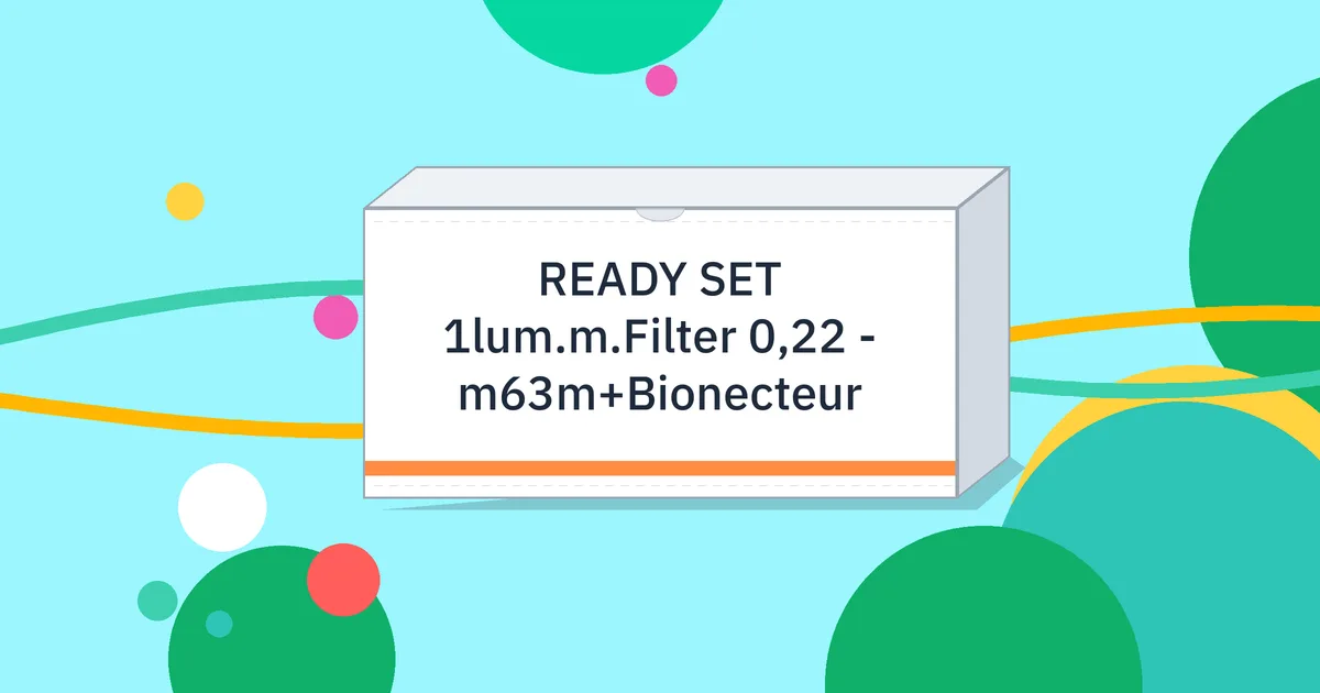 Symbolbild: Packung mit der Aufschrift READY SET 1lum.m.Filter 0,22 -m63m+Bionecteur (PZN 02166644) – Verfügbarkeit und Bezug in Apotheken in Frankfurt am Main