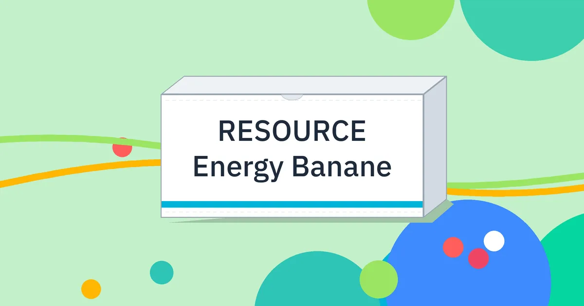 Symbolbild: Packung mit der Aufschrift RESOURCE Energy Banane (PZN 06101541) – Verfügbarkeit und Bezug in Apotheken in Frankfurt am Main