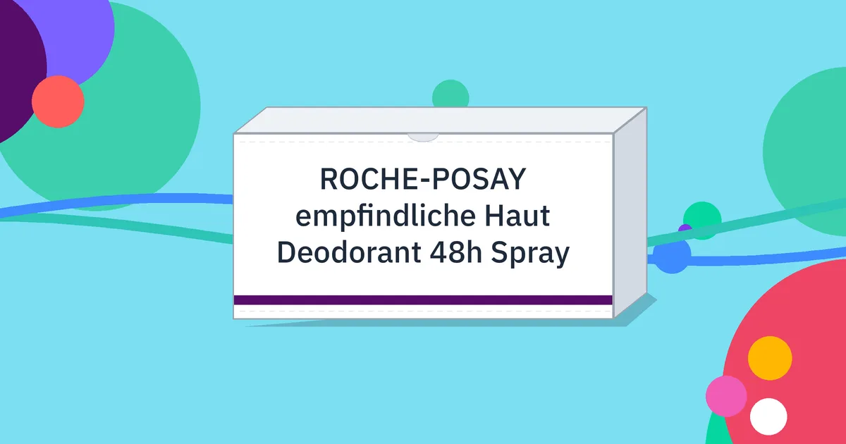 Symbolbild: Packung mit der Aufschrift ROCHE-POSAY empfindliche Haut Deodorant 48h Spray (PZN 14202486) – Verfügbarkeit und Bezug in Apotheken in Frankfurt am Main