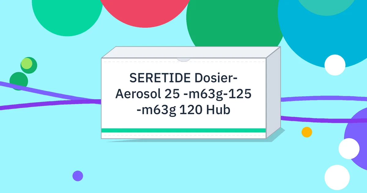 Symbolbild: Packung mit der Aufschrift SERETIDE Dosier-Aerosol 25 -m63g-125 -m63g 120 Hub (PZN 18739697) – Verfügbarkeit und Bezug in Apotheken in Frankfurt am Main
