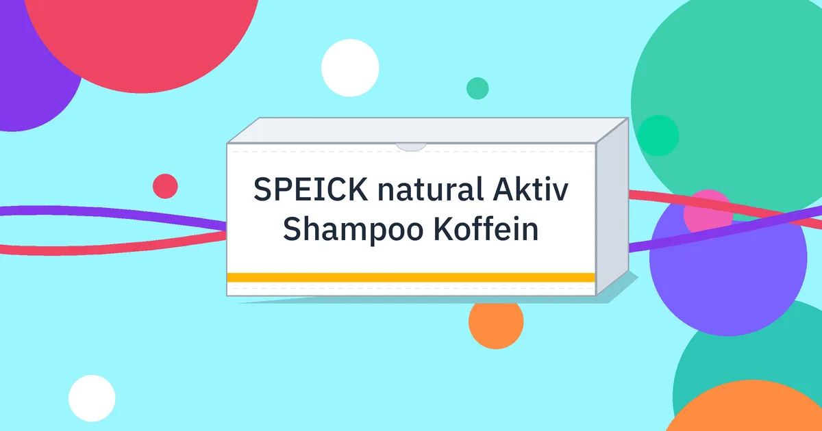 Symbolbild: Packung mit der Aufschrift SPEICK natural Aktiv Shampoo Koffein (PZN 11857809) – Verfügbarkeit und Bezug in Apotheken in Frankfurt am Main