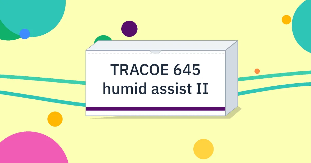 Symbolbild: Packung mit der Aufschrift TRACOE 645 humid assist II (PZN 00926602) – Verfügbarkeit und Bezug in Apotheken in Frankfurt am Main