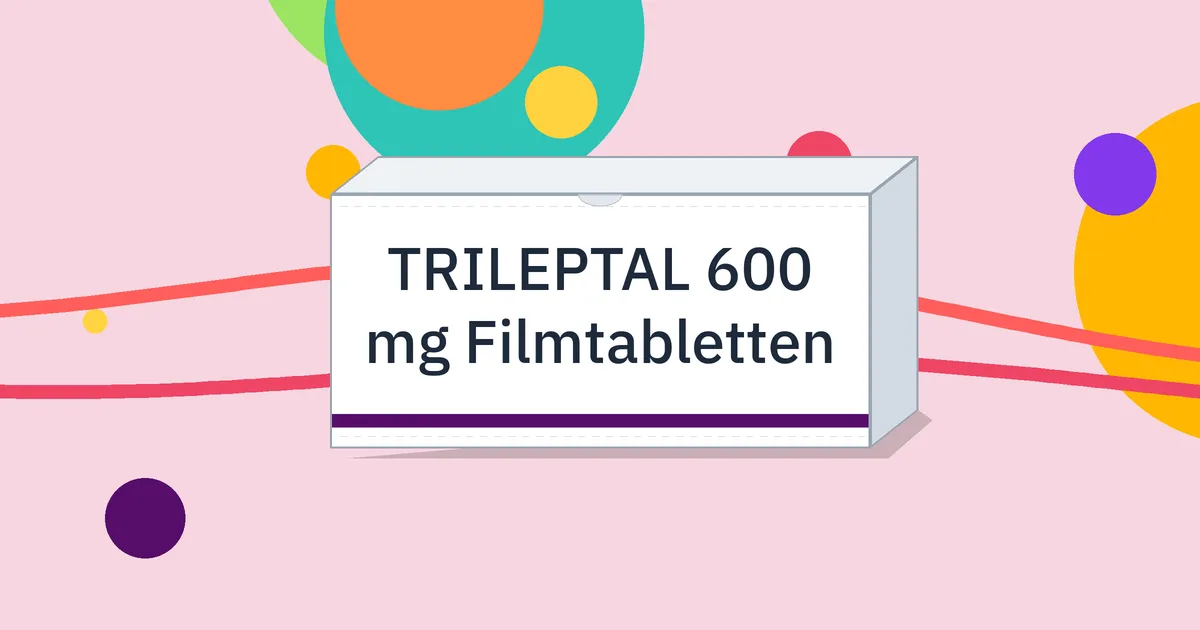 Symbolbild: Packung mit der Aufschrift TRILEPTAL 600 mg Filmtabletten (PZN 02233820) – Verfügbarkeit und Bezug in Apotheken in Frankfurt am Main