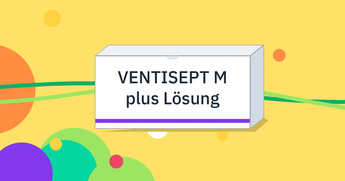 Symbolbild: Packung mit der Aufschrift VENTISEPT M plus Lösung (PZN 09424724) – Verfügbarkeit und Bezug in Apotheken in Frankfurt am Main