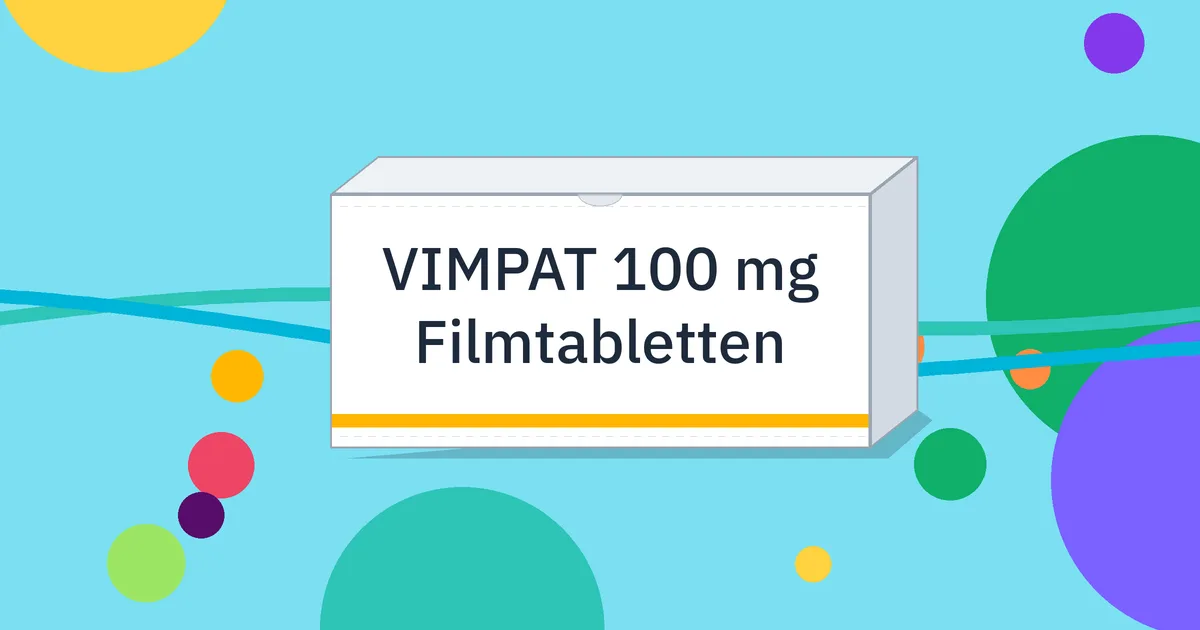 Symbolbild: Packung mit der Aufschrift VIMPAT 100 mg Filmtabletten (PZN 02537862) – Verfügbarkeit und Bezug in Apotheken in Frankfurt am Main