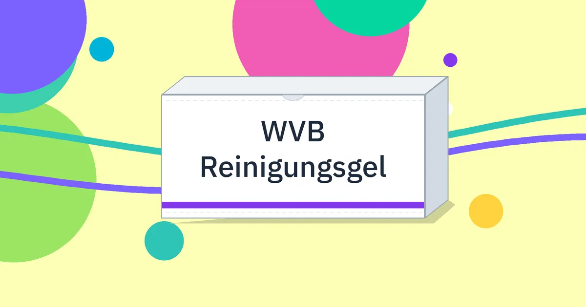 Symbolbild: Packung mit der Aufschrift WVB Reinigungsgel (PZN 19926906) – Verfügbarkeit und Bezug in Apotheken in Frankfurt am Main