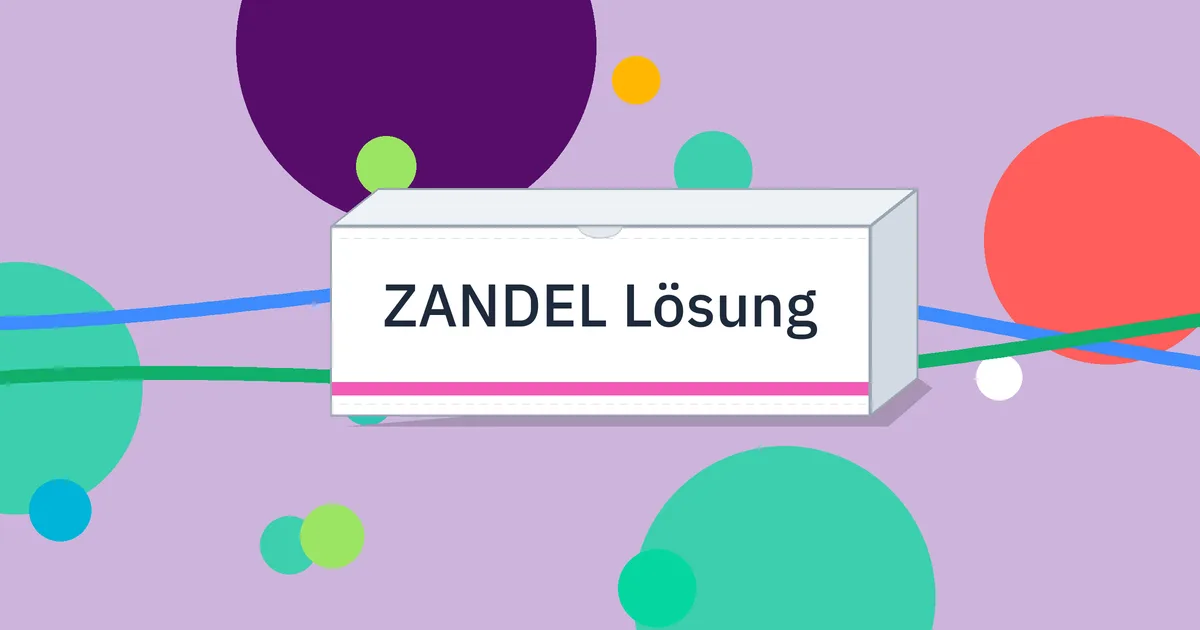 Symbolbild: Packung mit der Aufschrift ZANDEL Lösung (PZN 04904715) – Verfügbarkeit und Bezug in Apotheken in Frankfurt am Main