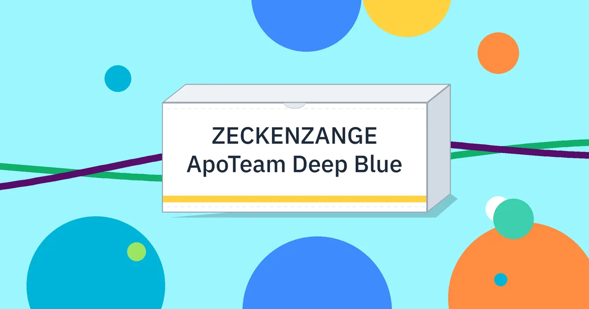 Symbolbild: Packung mit der Aufschrift ZECKENZANGE ApoTeam Deep Blue (PZN 12361973) – Verfügbarkeit und Bezug in Apotheken in Frankfurt am Main