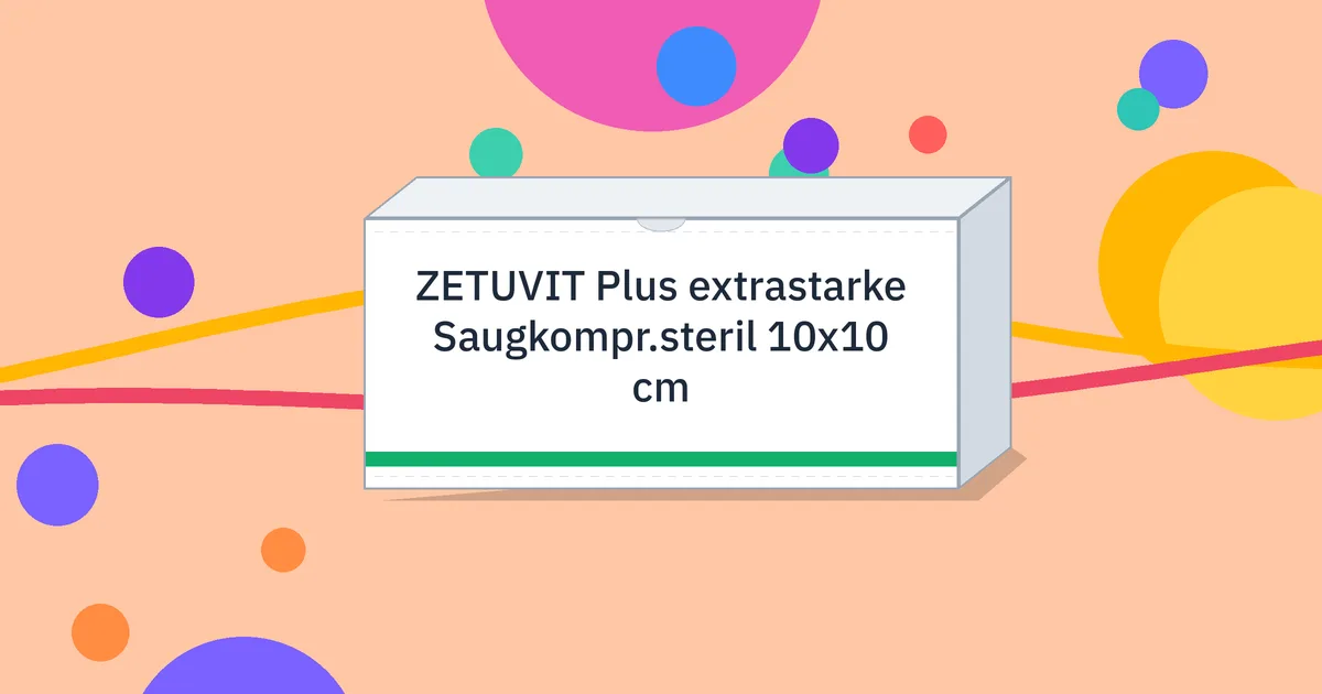 Symbolbild: Packung mit der Aufschrift ZETUVIT Plus extrastarke Saugkompr.steril 10x10 cm (PZN 18127190) – Verfügbarkeit und Bezug in Apotheken in Frankfurt am Main