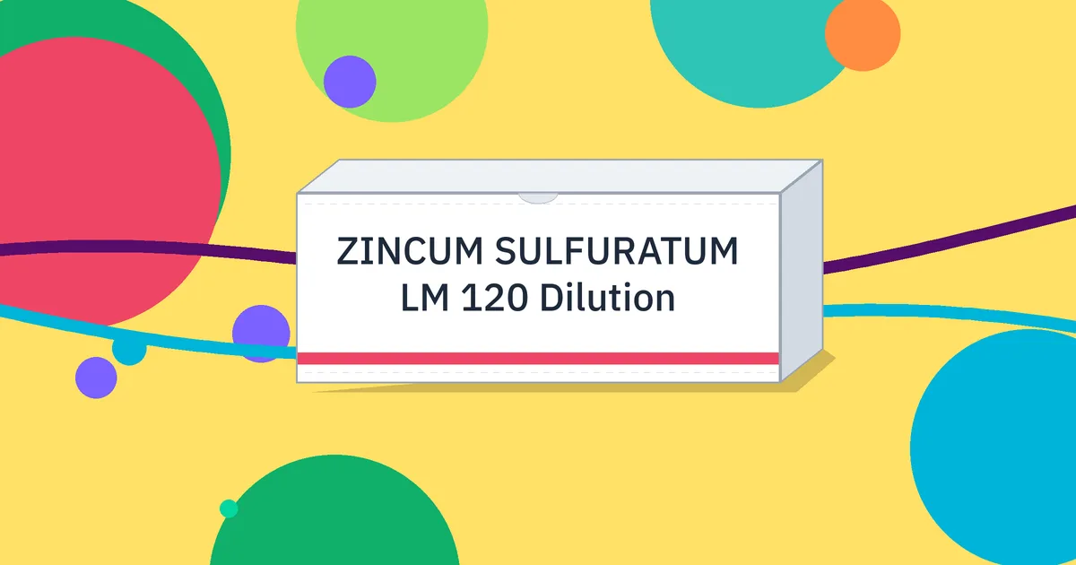 Symbolbild: Packung mit der Aufschrift ZINCUM SULFURATUM LM 120 Dilution (PZN 13299851) – Verfügbarkeit und Bezug in Apotheken in Frankfurt am Main