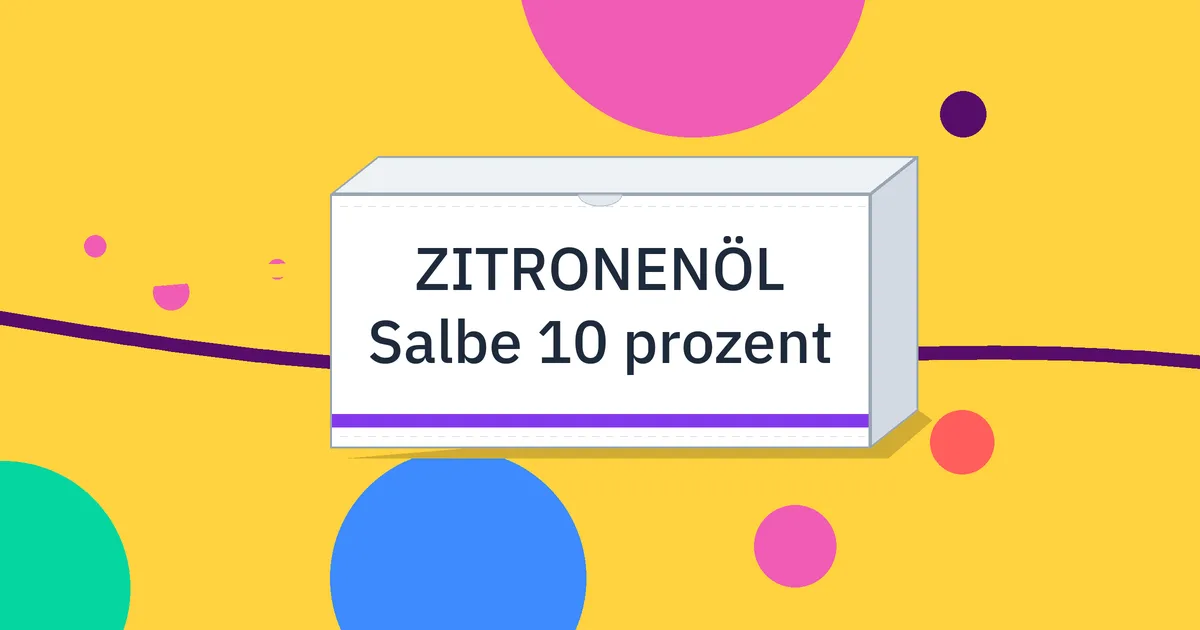 Symbolbild: Packung mit der Aufschrift ZITRONENÖL Salbe 10 prozent (PZN 16674077) – Verfügbarkeit und Bezug in Apotheken in Frankfurt am Main