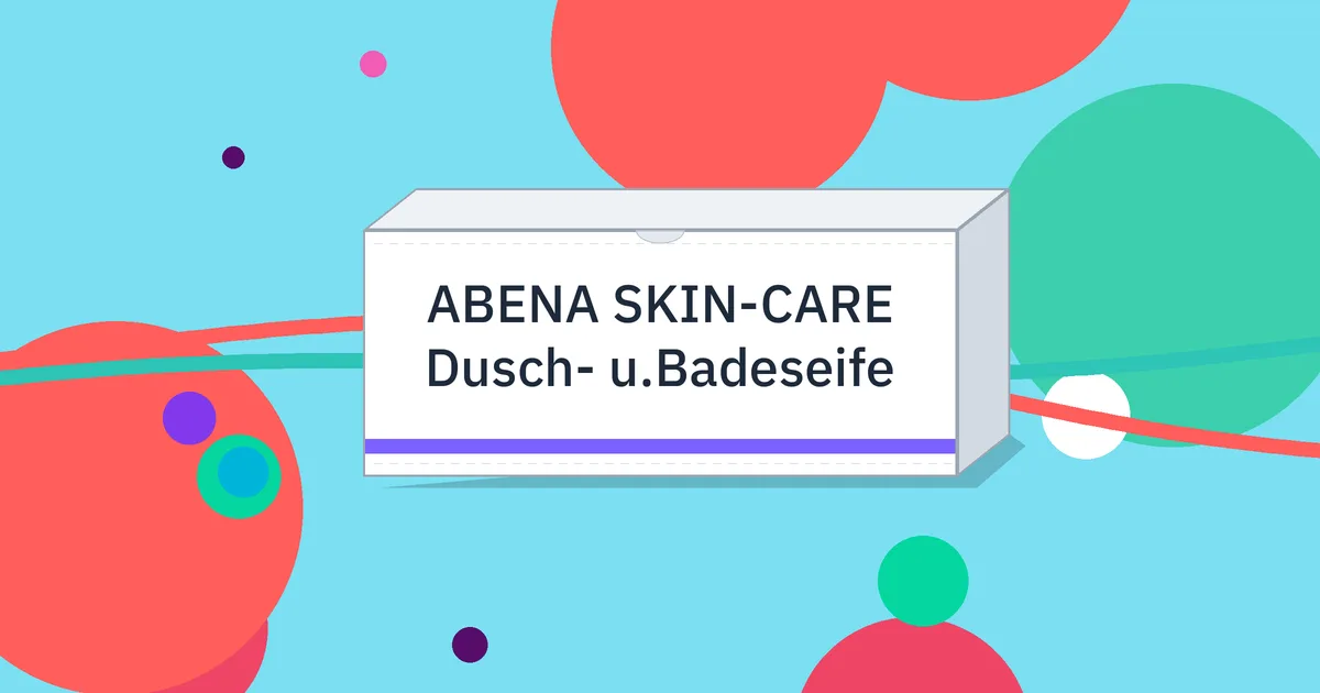Symbolbild: Packung mit der Aufschrift ABENA SKIN-CARE Dusch- u.Badeseife (PZN 15384360) – Verfügbarkeit und Bezug in Apotheken in Frankfurt am Main