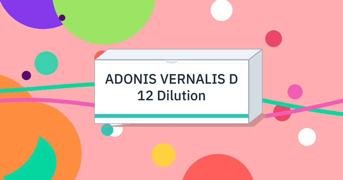Symbolbild: Packung mit der Aufschrift ADONIS VERNALIS D 12 Dilution (PZN 07157489) – Verfügbarkeit und Bezug in Apotheken in Frankfurt am Main