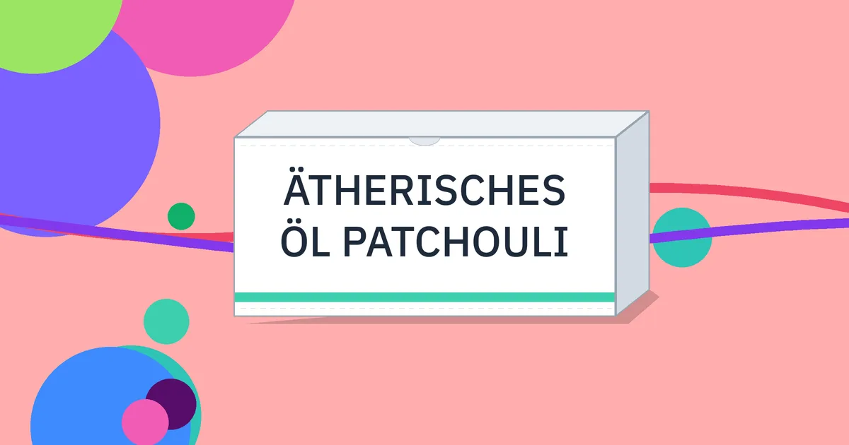 Symbolbild: Packung mit der Aufschrift ÄTHERISCHES ÖL PATCHOULI (PZN 20026504) – Verfügbarkeit und Bezug in Apotheken in Frankfurt am Main
