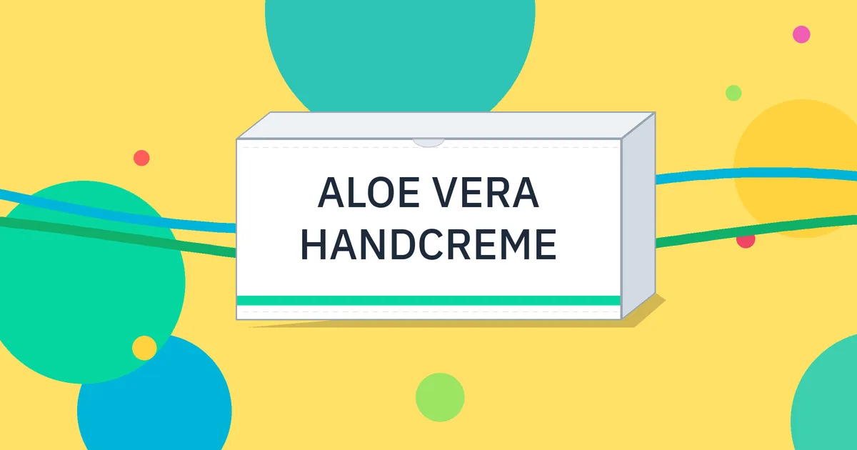 Symbolbild: Packung mit der Aufschrift ALOE VERA HANDCREME (PZN 04666888) – Verfügbarkeit und Bezug in Apotheken in Frankfurt am Main