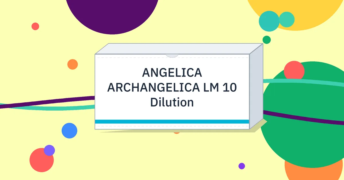 Symbolbild: Packung mit der Aufschrift ANGELICA ARCHANGELICA LM 10 Dilution (PZN 13367966) – Verfügbarkeit und Bezug in Apotheken in Frankfurt am Main