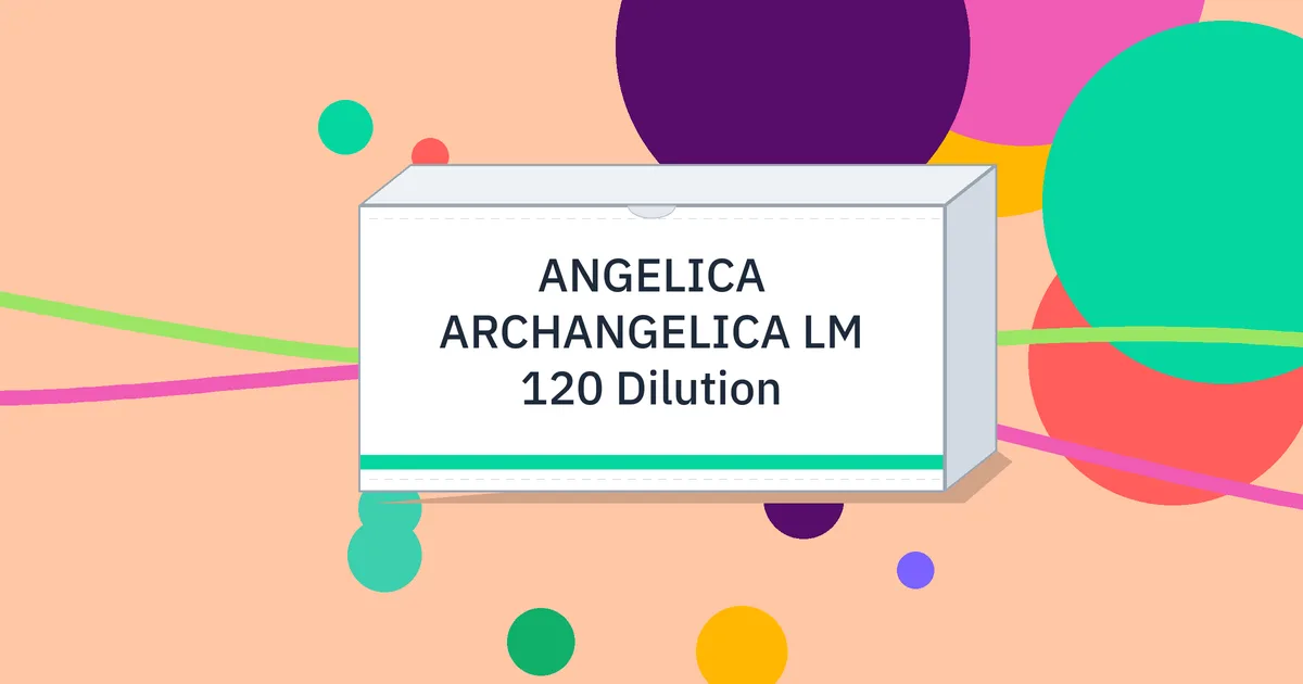 Symbolbild: Packung mit der Aufschrift ANGELICA ARCHANGELICA LM 120 Dilution (PZN 13368316) – Verfügbarkeit und Bezug in Apotheken in Frankfurt am Main