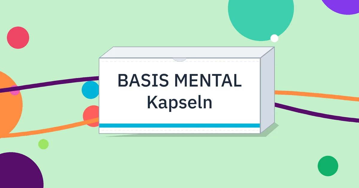 Symbolbild: Packung mit der Aufschrift BASIS MENTAL Kapseln (PZN 18672355) – Verfügbarkeit und Bezug in Apotheken in Frankfurt am Main