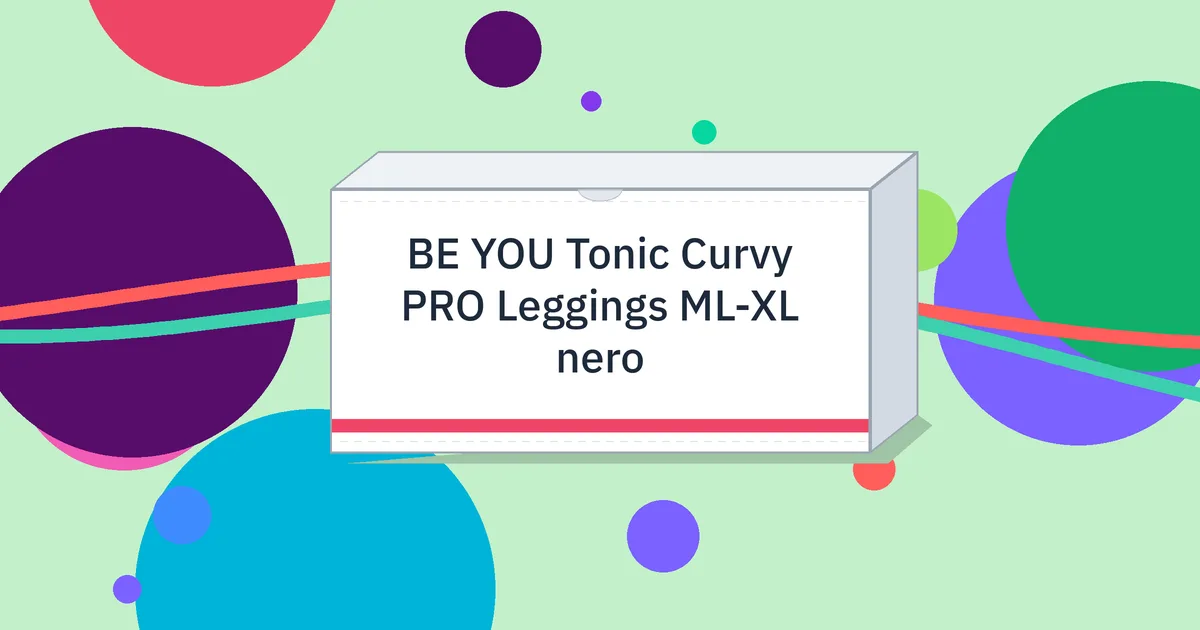Symbolbild: Packung mit der Aufschrift BE YOU Tonic Curvy PRO Leggings ML-XL nero (PZN 19364555) – Verfügbarkeit und Bezug in Apotheken in Frankfurt am Main