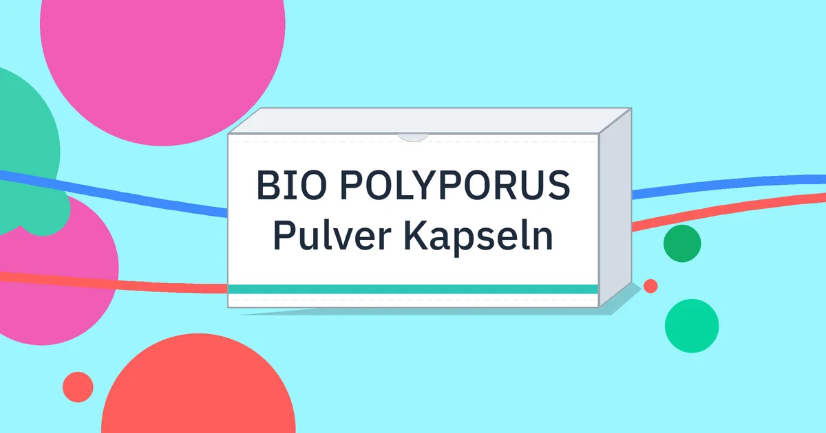 Symbolbild: Packung mit der Aufschrift BIO POLYPORUS Pulver Kapseln (PZN 17628346) – Verfügbarkeit und Bezug in Apotheken in Frankfurt am Main