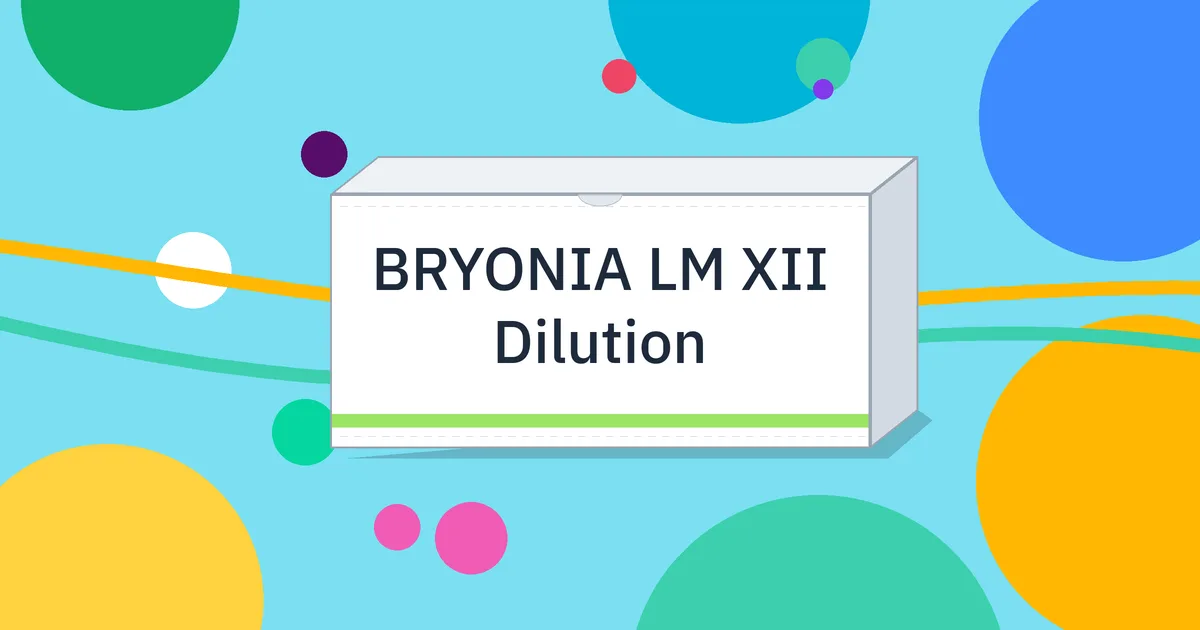 Symbolbild: Packung mit der Aufschrift BRYONIA LM XII Dilution (PZN 02673909) – Verfügbarkeit und Bezug in Apotheken in Frankfurt am Main