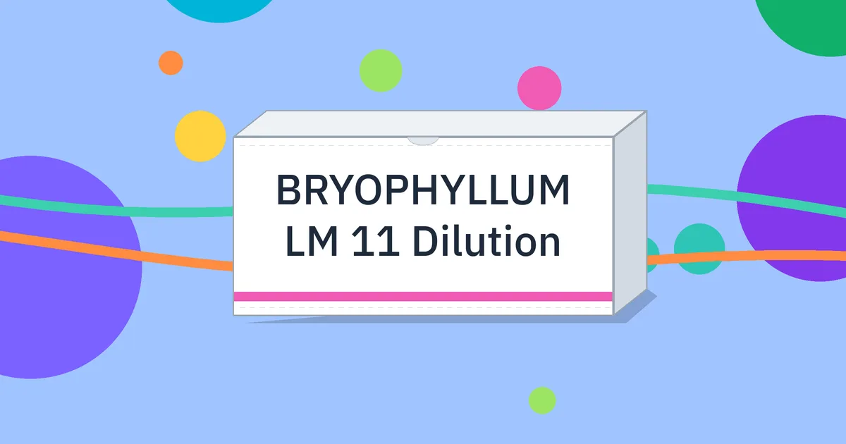 Symbolbild: Packung mit der Aufschrift BRYOPHYLLUM LM 11 Dilution (PZN 13397358) – Verfügbarkeit und Bezug in Apotheken in Frankfurt am Main