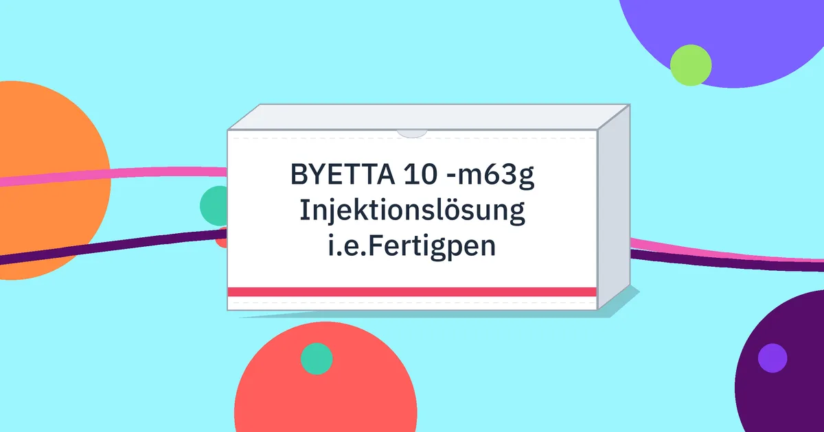 Symbolbild: Packung mit der Aufschrift BYETTA 10 -m63g Injektionslösung i.e.Fertigpen (PZN 07563781) – Verfügbarkeit und Bezug in Apotheken in Frankfurt am Main