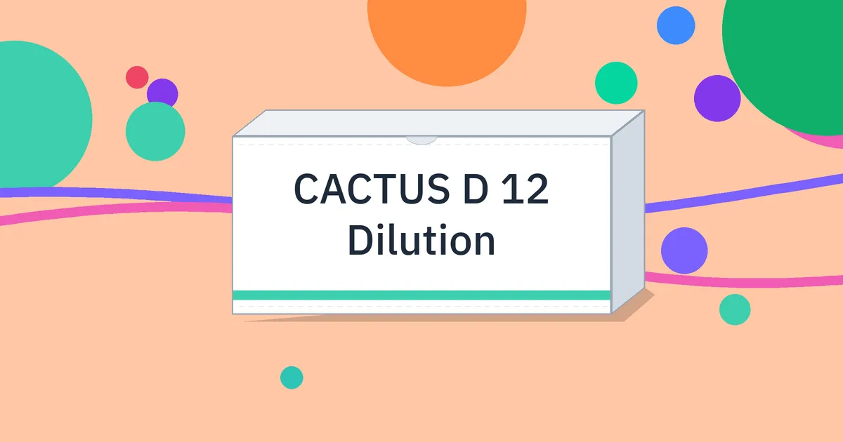 Symbolbild: Packung mit der Aufschrift CACTUS D 12 Dilution (PZN 02609047) – Verfügbarkeit und Bezug in Apotheken in Frankfurt am Main