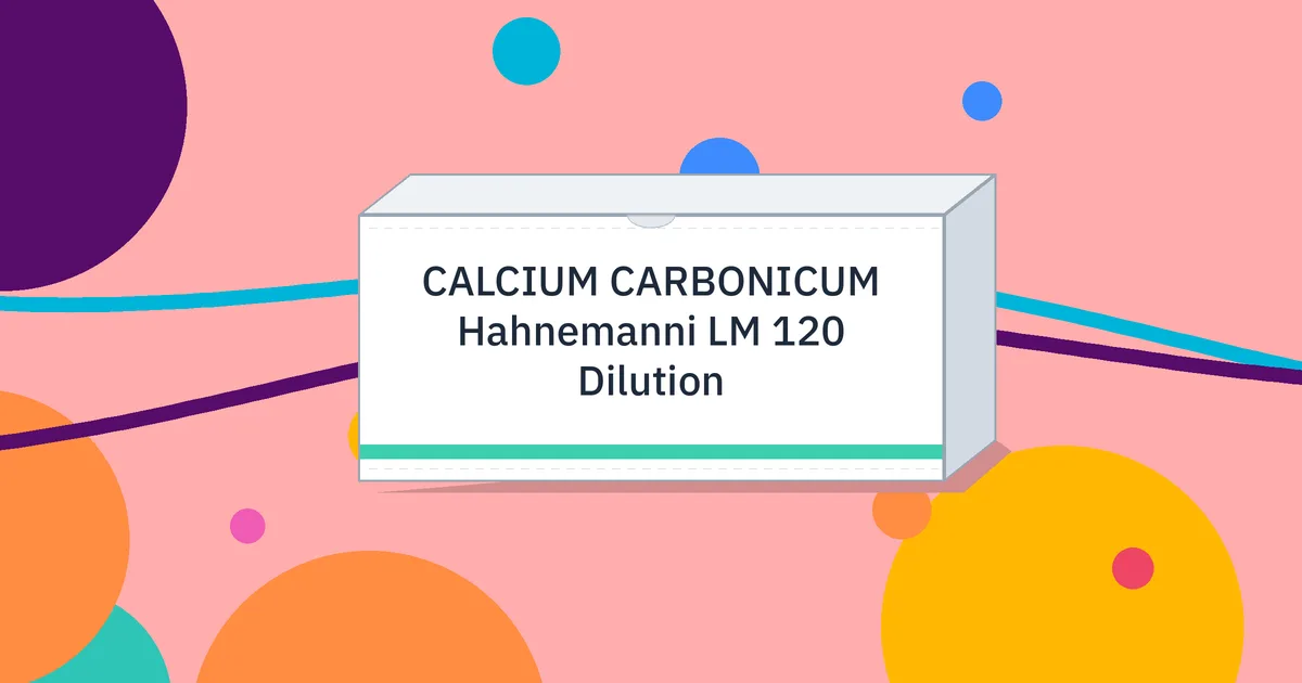Symbolbild: Packung mit der Aufschrift CALCIUM CARBONICUM Hahnemanni LM 120 Dilution (PZN 12803773) – Verfügbarkeit und Bezug in Apotheken in Frankfurt am Main