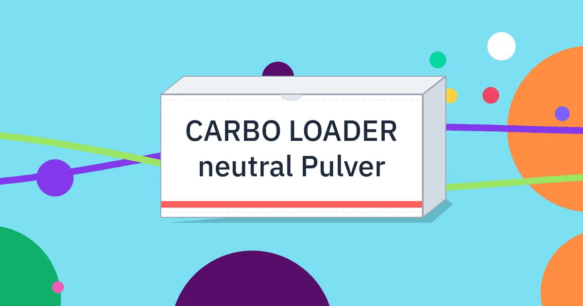 Symbolbild: Packung mit der Aufschrift CARBO LOADER neutral Pulver (PZN 11193597) – Verfügbarkeit und Bezug in Apotheken in Frankfurt am Main