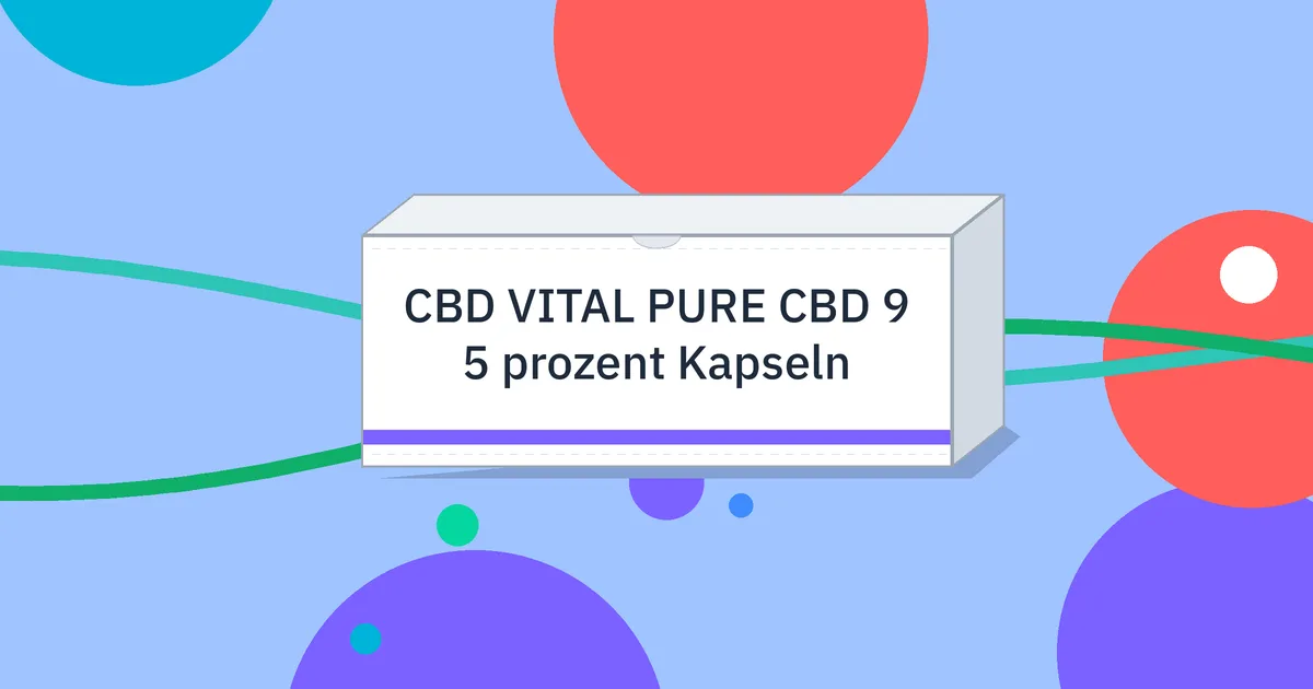 Symbolbild: Packung mit der Aufschrift CBD VITAL PURE CBD 9 5 prozent Kapseln (PZN 17242351) – Verfügbarkeit und Bezug in Apotheken in Frankfurt am Main
