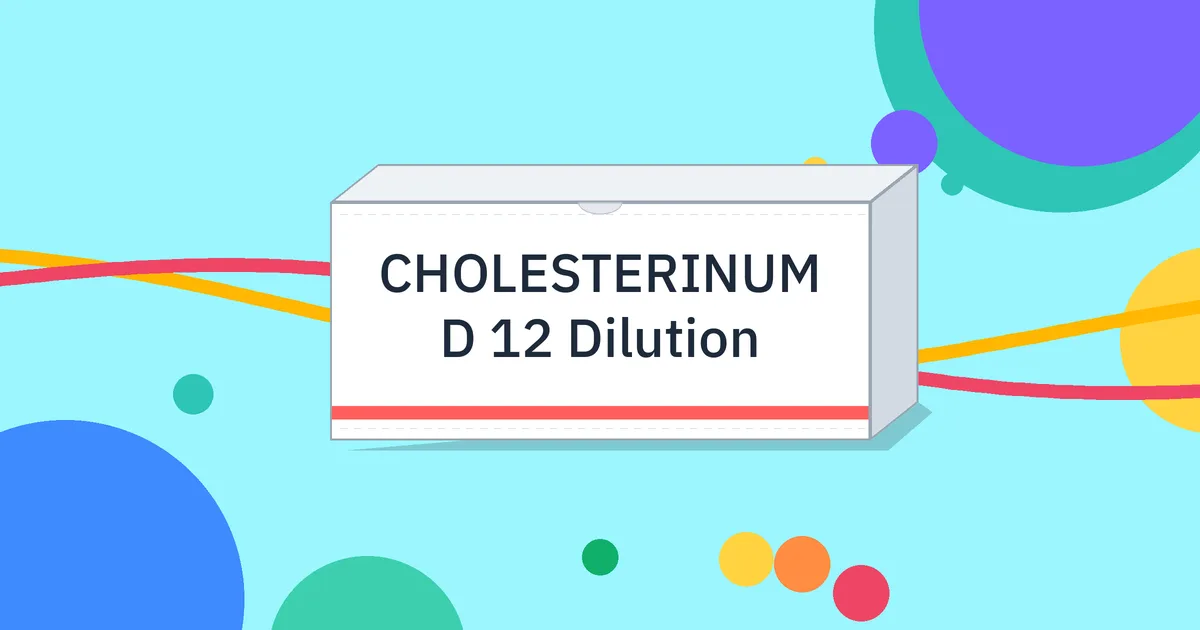Symbolbild: Packung mit der Aufschrift CHOLESTERINUM D 12 Dilution (PZN 02610903) – Verfügbarkeit und Bezug in Apotheken in Frankfurt am Main