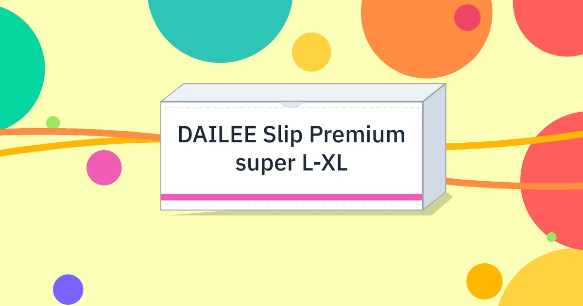 Symbolbild: Packung mit der Aufschrift DAILEE Slip Premium super L-XL (PZN 11807237) – Verfügbarkeit und Bezug in Apotheken in Frankfurt am Main