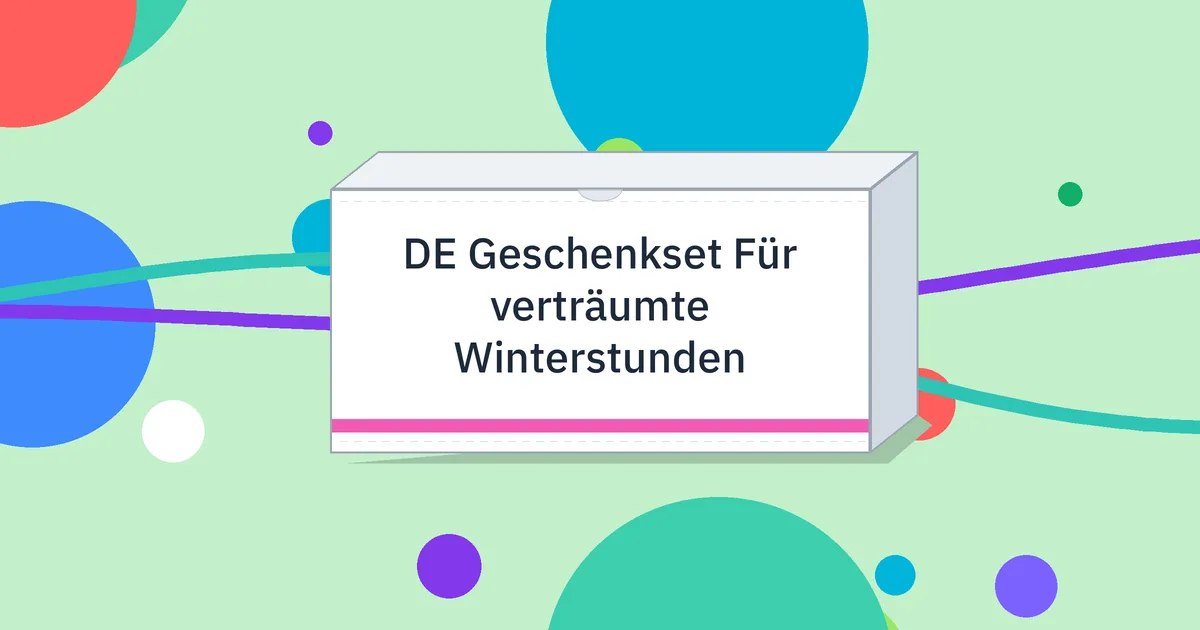 Symbolbild: Packung mit der Aufschrift DE Geschenkset Für verträumte Winterstunden (PZN 19295009) – Verfügbarkeit und Bezug in Apotheken in Frankfurt am Main