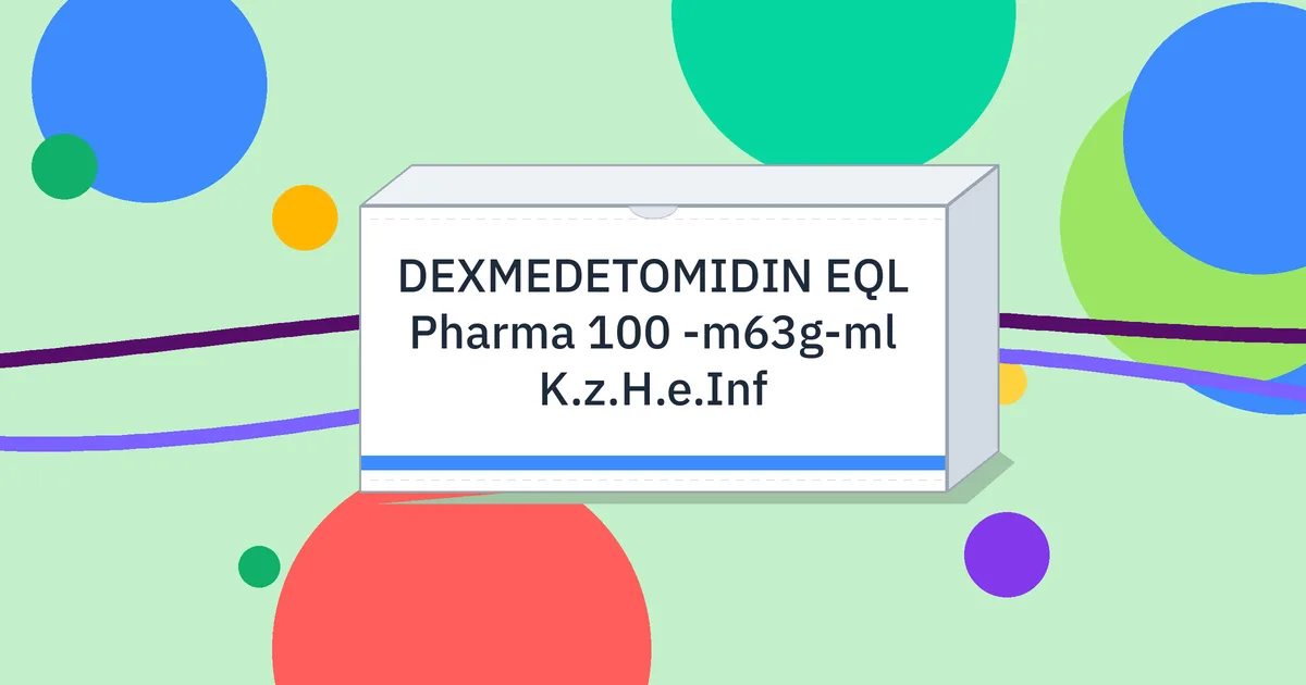 Symbolbild: Packung mit der Aufschrift DEXMEDETOMIDIN EQL Pharma 100 -m63g-ml K.z.H.e.Inf (PZN 20511085) – Verfügbarkeit und Bezug in Apotheken in Frankfurt am Main