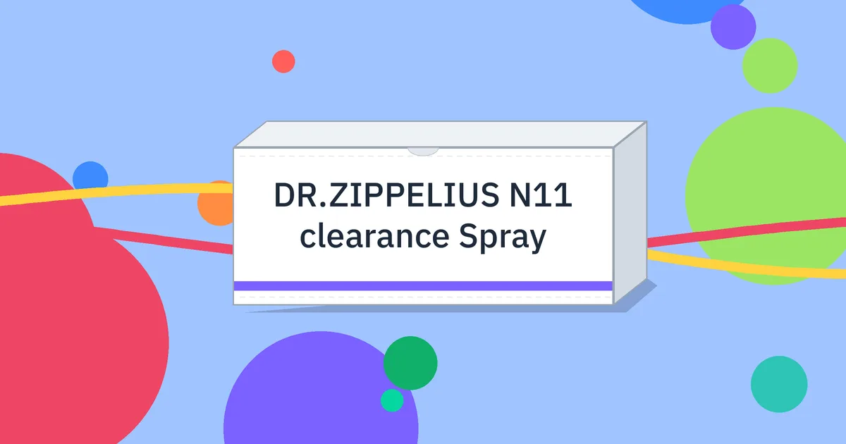 Symbolbild: Packung mit der Aufschrift DR.ZIPPELIUS N11 clearance Spray (PZN 09292375) – Verfügbarkeit und Bezug in Apotheken in Frankfurt am Main