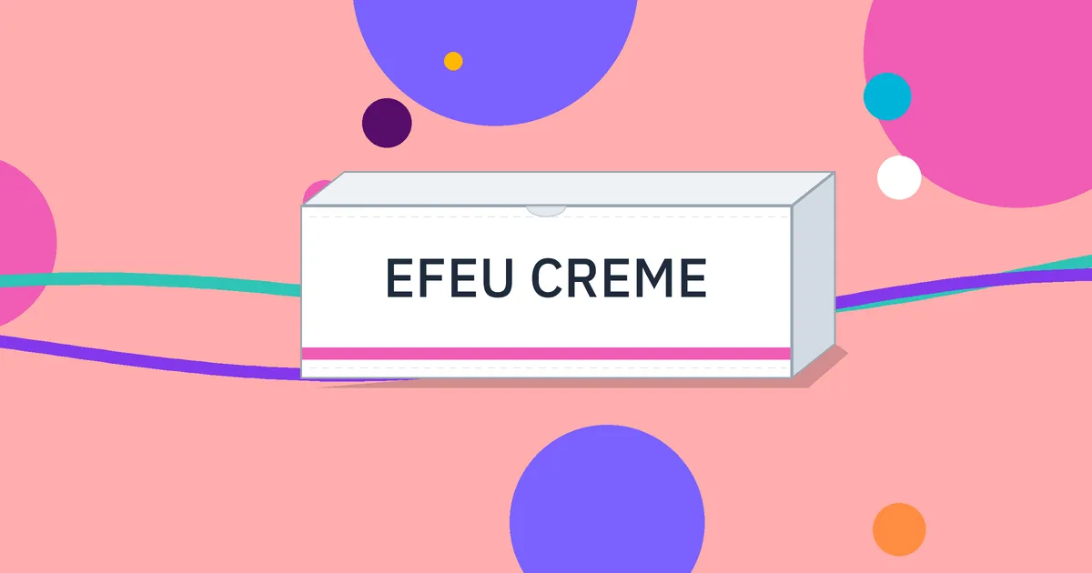 Symbolbild: Packung mit der Aufschrift EFEU CREME (PZN 02711716) – Verfügbarkeit und Bezug in Apotheken in Frankfurt am Main