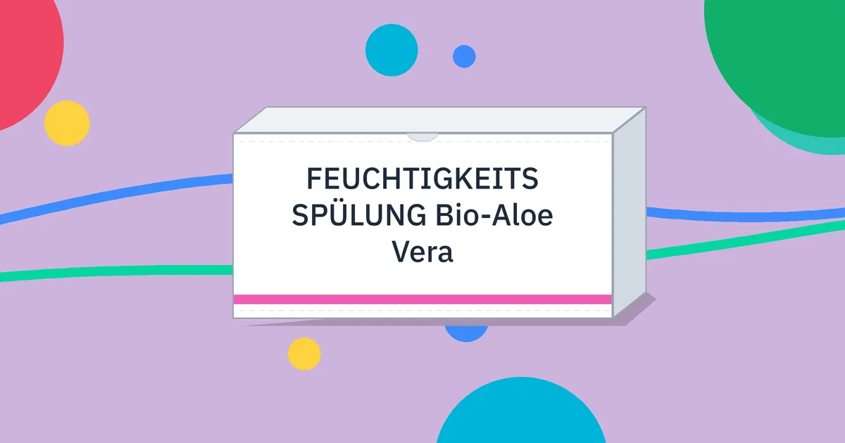 Symbolbild: Packung mit der Aufschrift FEUCHTIGKEITS SPÜLUNG Bio-Aloe Vera (PZN 16003070) – Verfügbarkeit und Bezug in Apotheken in Frankfurt am Main
