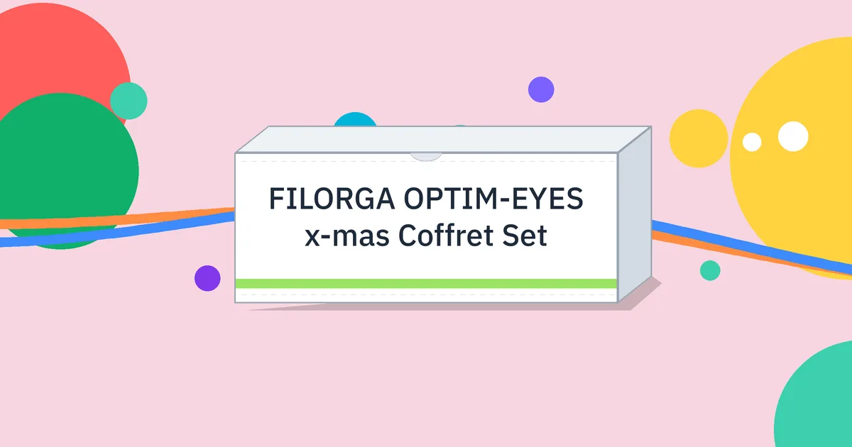 Symbolbild: Packung mit der Aufschrift FILORGA OPTIM-EYES x-mas Coffret Set (PZN 19451780) – Verfügbarkeit und Bezug in Apotheken in Frankfurt am Main