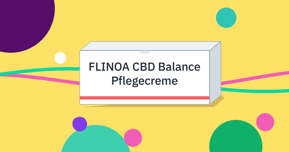 Symbolbild: Packung mit der Aufschrift FLINOA CBD Balance Pflegecreme (PZN 19845711) – Verfügbarkeit und Bezug in Apotheken in Frankfurt am Main