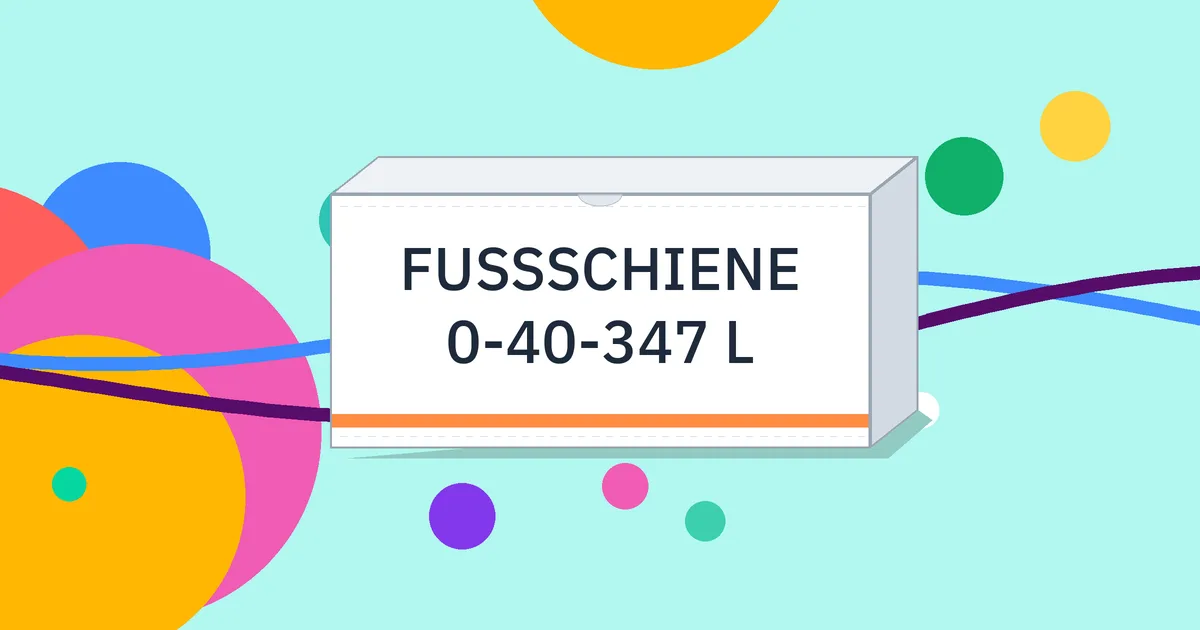 Symbolbild: Packung mit der Aufschrift FUSSSCHIENE 0-40-347 L (PZN 07763184) – Verfügbarkeit und Bezug in Apotheken in Frankfurt am Main