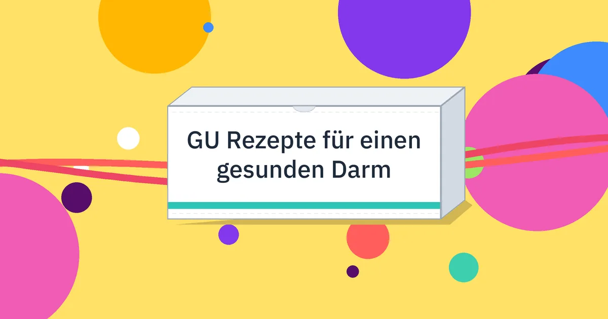 Symbolbild: Packung mit der Aufschrift GU Rezepte für einen gesunden Darm (PZN 11600795) – Verfügbarkeit und Bezug in Apotheken in Frankfurt am Main