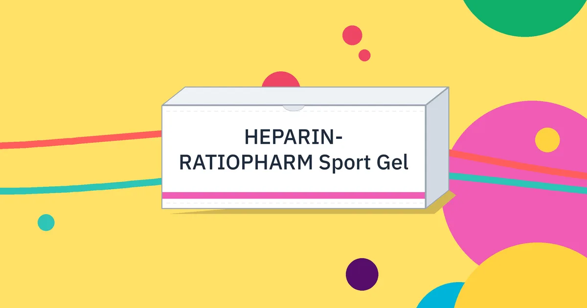 Symbolbild: Packung mit der Aufschrift HEPARIN-RATIOPHARM Sport Gel (PZN 06899036) – Verfügbarkeit und Bezug in Apotheken in Frankfurt am Main