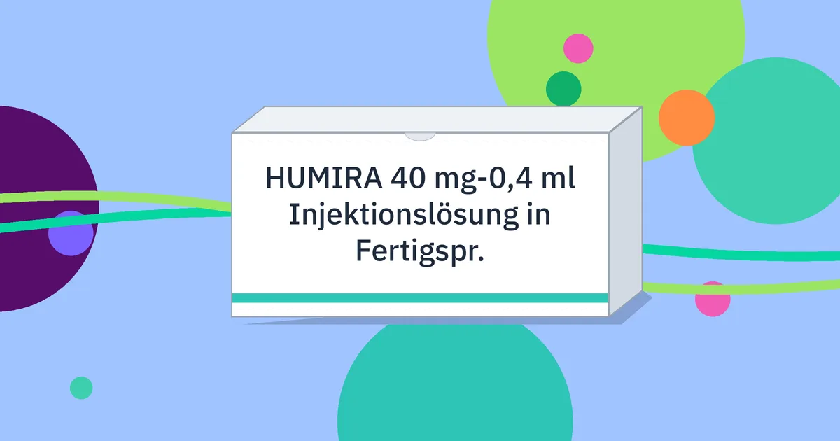 Symbolbild: Packung mit der Aufschrift HUMIRA 40 mg-0,4 ml Injektionslösung in Fertigspr. (PZN 14299422) – Verfügbarkeit und Bezug in Apotheken in Frankfurt am Main