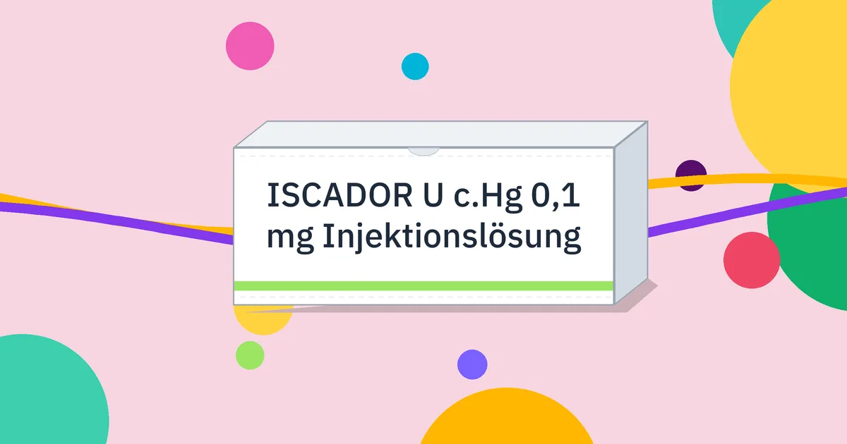 Symbolbild: Packung mit der Aufschrift ISCADOR U c.Hg 0,1 mg Injektionslösung (PZN 01386562) – Verfügbarkeit und Bezug in Apotheken in Frankfurt am Main