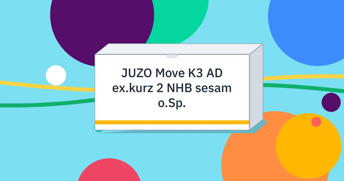 Symbolbild: Packung mit der Aufschrift JUZO Move K3 AD ex.kurz 2 NHB sesam o.Sp. (PZN 18570169) – Verfügbarkeit und Bezug in Apotheken in Frankfurt am Main