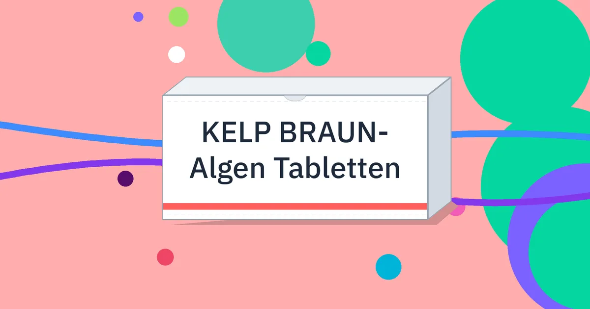 Symbolbild: Packung mit der Aufschrift KELP BRAUN-Algen Tabletten (PZN 20700946) – Verfügbarkeit und Bezug in Apotheken in Frankfurt am Main