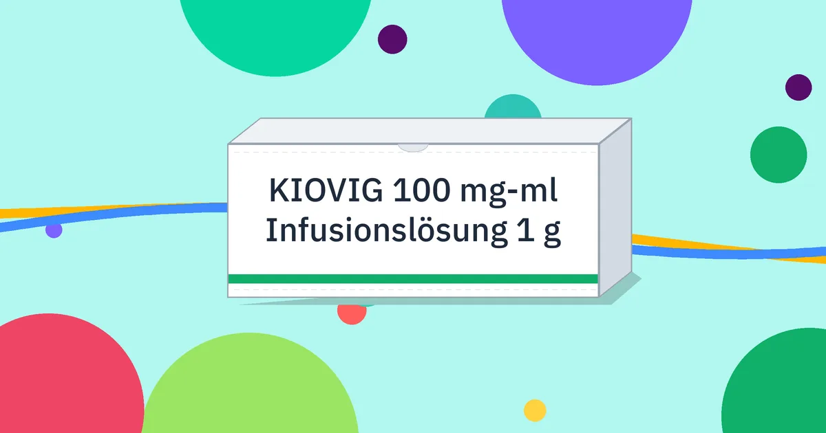 Symbolbild: Packung mit der Aufschrift KIOVIG 100 mg-ml Infusionslösung 1 g (PZN 04668769) – Verfügbarkeit und Bezug in Apotheken in Frankfurt am Main