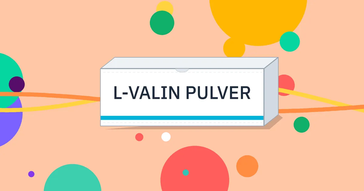 Symbolbild: Packung mit der Aufschrift L-VALIN PULVER (PZN 15868738) – Verfügbarkeit und Bezug in Apotheken in Frankfurt am Main