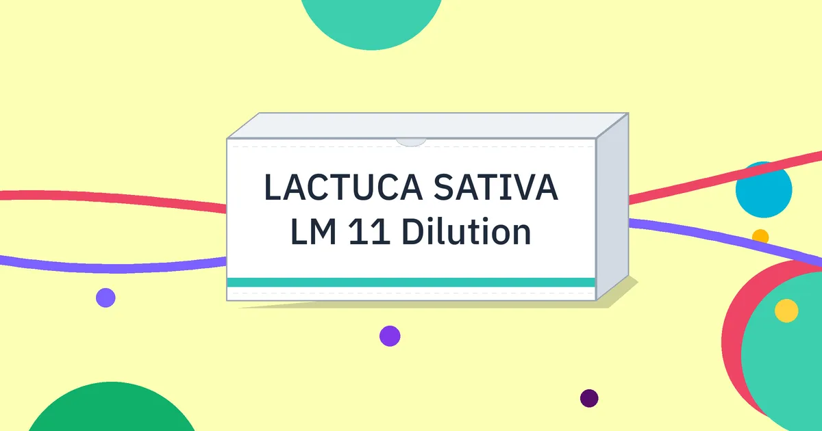 Symbolbild: Packung mit der Aufschrift LACTUCA SATIVA LM 11 Dilution (PZN 13521278) – Verfügbarkeit und Bezug in Apotheken in Frankfurt am Main